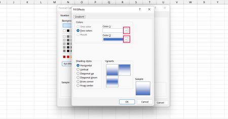 How to Apply Shading in Excel