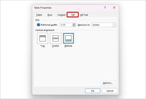 How to Center a Table in Word