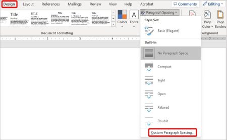 How to Remove Extra Space on a Paragraph in Word?
