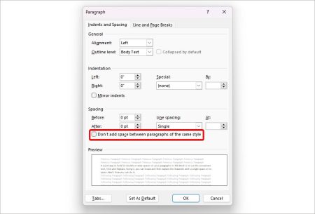 How to Remove Extra Space on a Paragraph in Word?