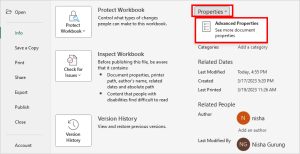 How to Edit Document Properties in Excel
