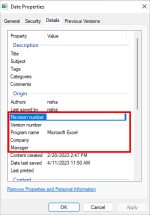 How to Edit Document Properties in Excel