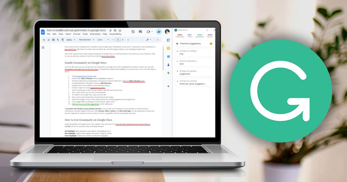 How to Enable and Use Grammarly on Google Docs
