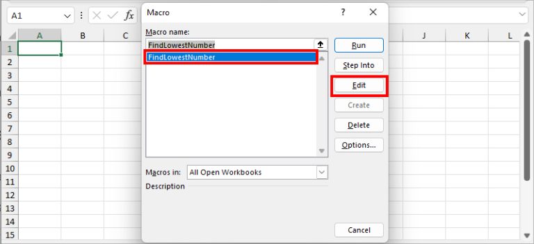 How to Modify Macros in Excel