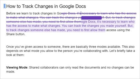 How to Track Changes in Google Docs?