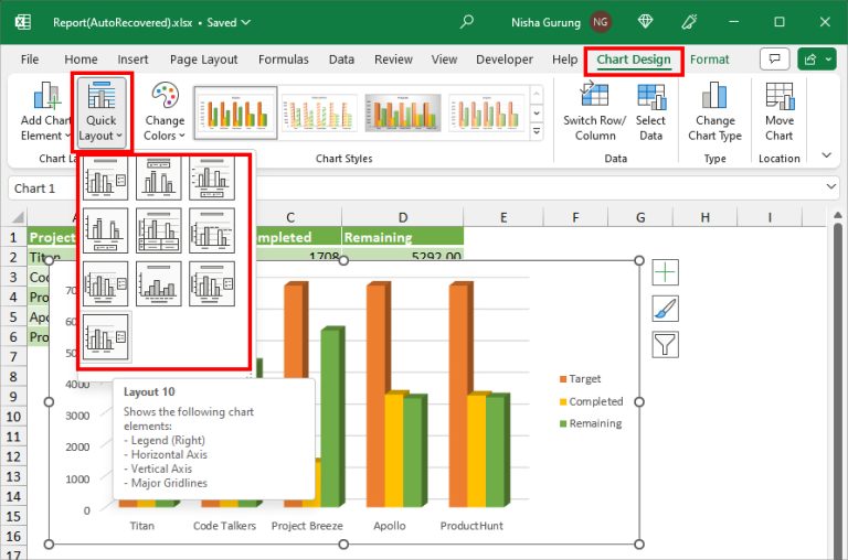 How To Add Legend In Excel Chart