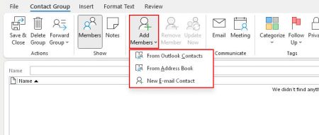How to Create a Group in Outlook