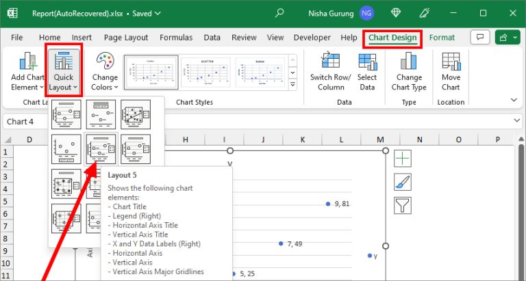 How to Add Axis Titles in Excel