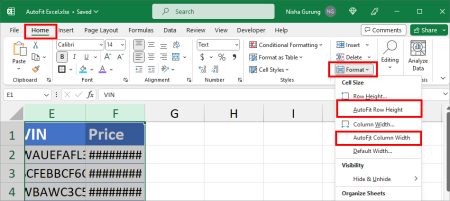 How to Make Excel Cells Expand to Fit Text Automatically