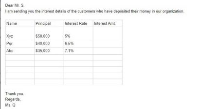 How to Insert a Table in Gmail