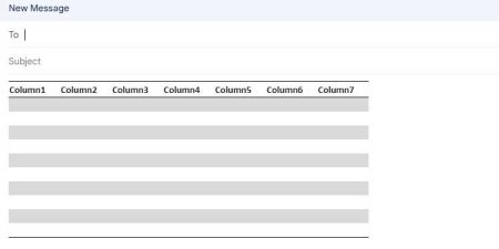 How to Insert a Table in Gmail