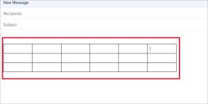 How to Insert a Table in Gmail