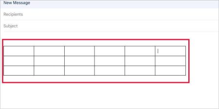 How to Insert a Table in Gmail