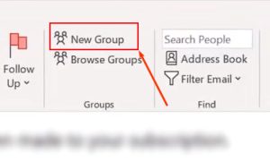 How to Create a Group in Outlook