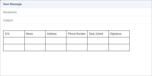 How to Insert a Table in Gmail