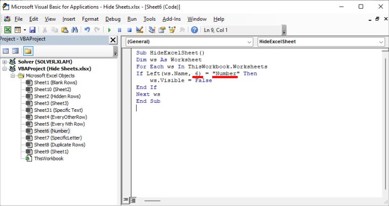 How to Hide or Unhide Excel Sheets
