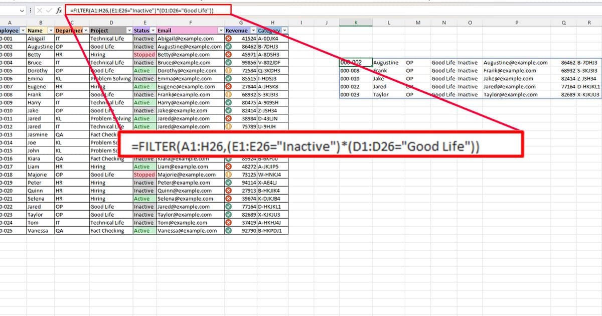 How to Add Filter in Excel