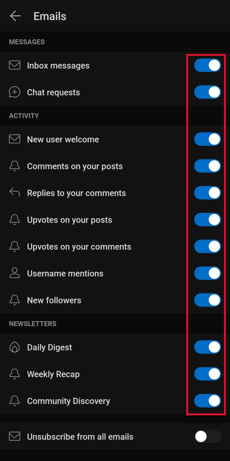 How to Stop Reddit Emails
