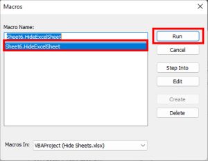 How to Hide or Unhide Excel Sheets