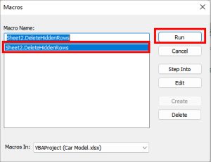 How to Use Macro To Delete Rows Based on Criteria