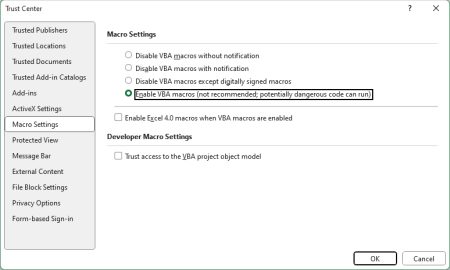 How to Enable Macros in Excel