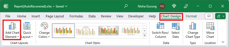 How to Add Legend in Excel Chart