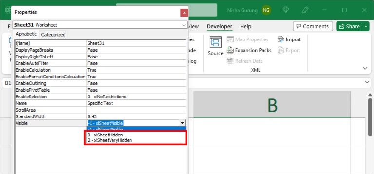 How to Hide or Unhide Excel Sheets