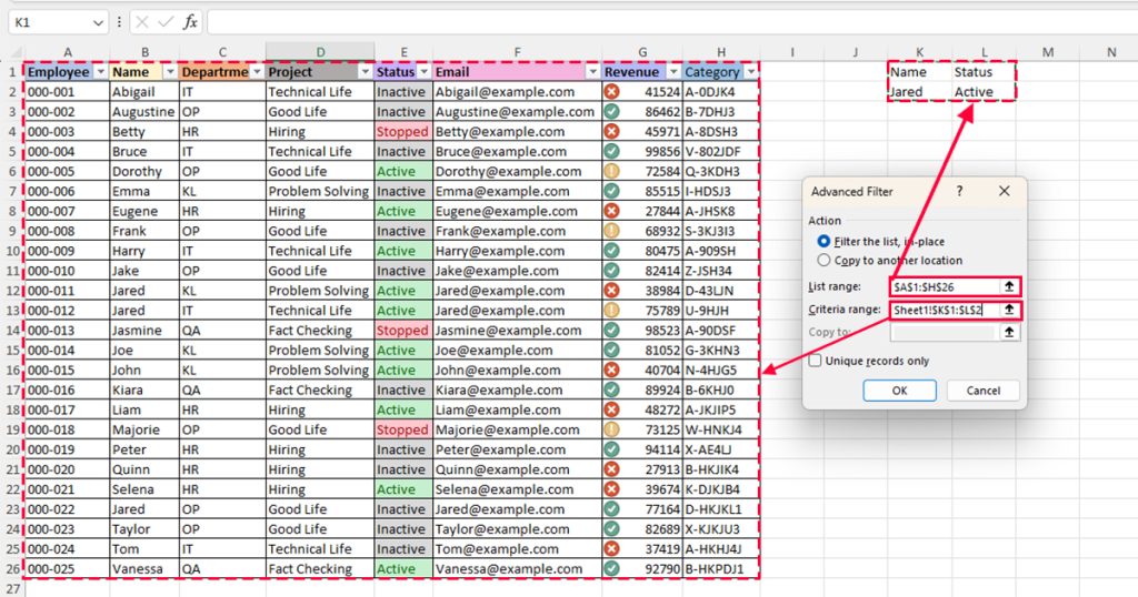 How to Add Filter in Excel