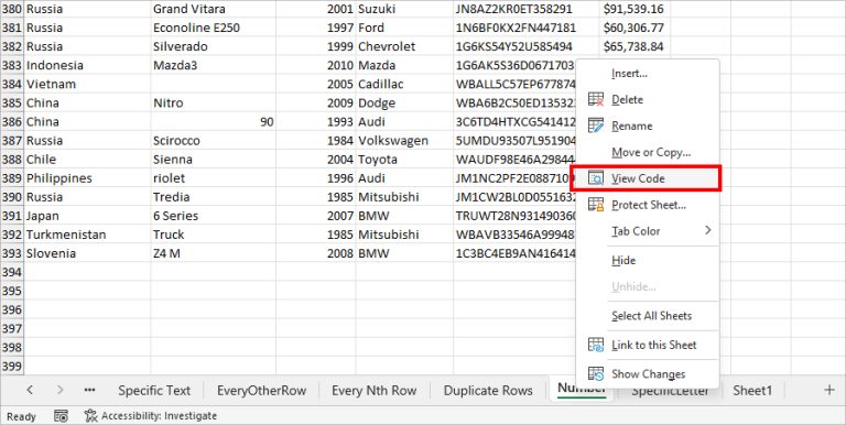 How to Hide or Unhide Excel Sheets
