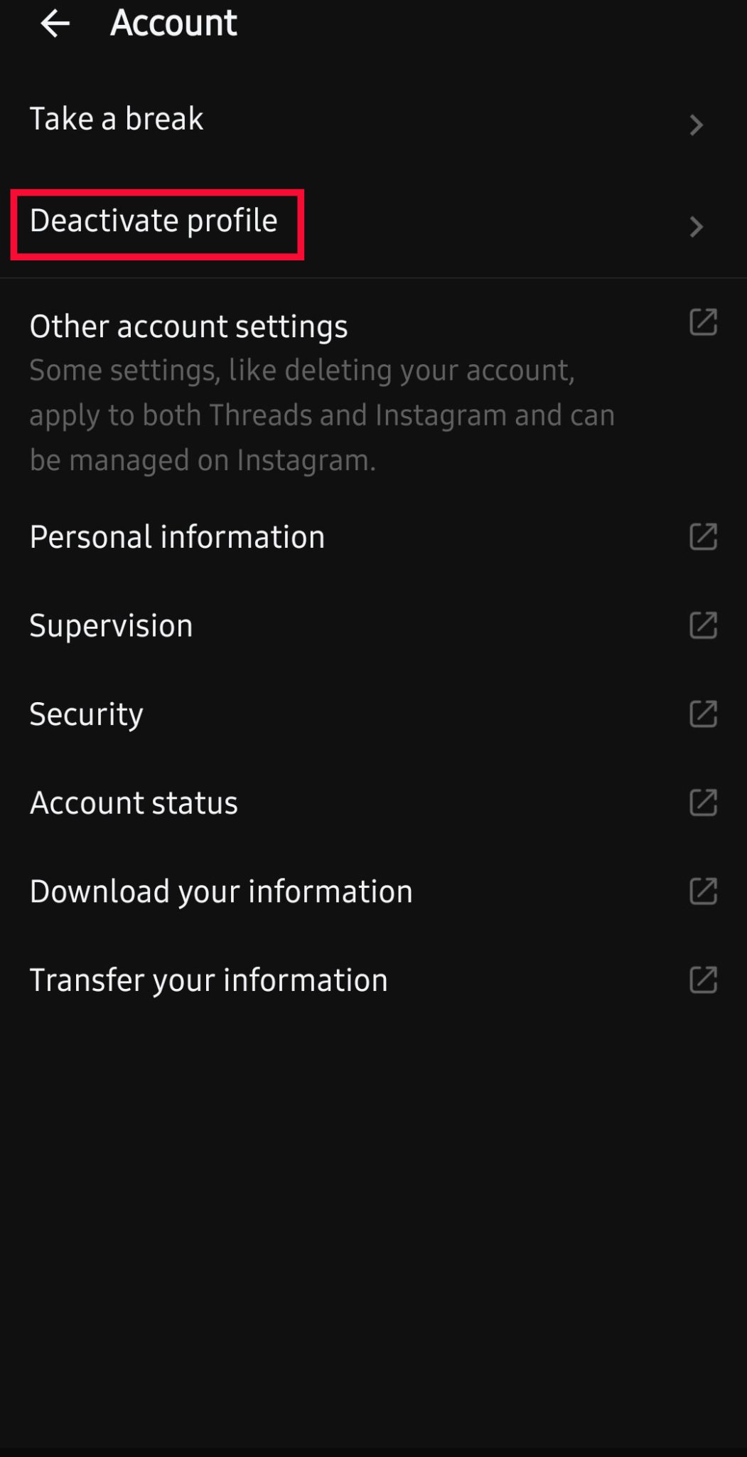 How to Deactivate Threads Account