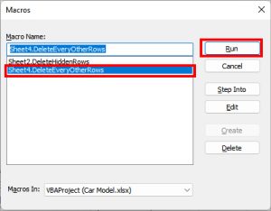 How to Use Macro To Delete Rows Based on Criteria