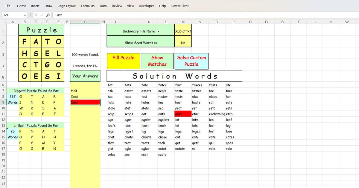 16 Best Games You Can Play on Excel