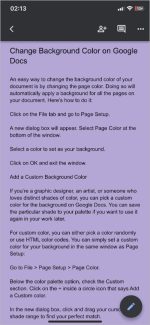 How to Change Background Color on Google Docs