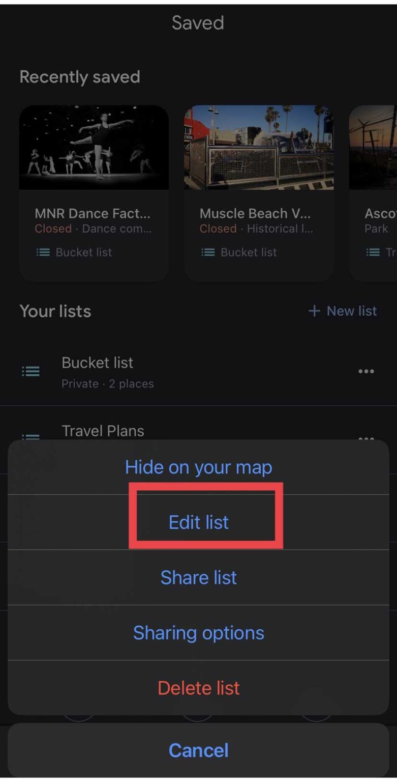 How to Erase Saved Addresses From Google Maps