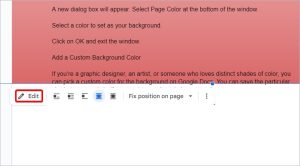 How to Change Background Color on Google Docs