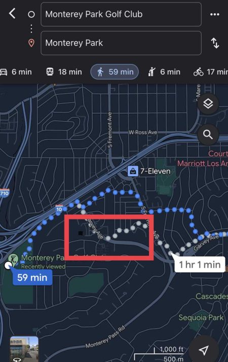 How to Change Google Maps to Walking
