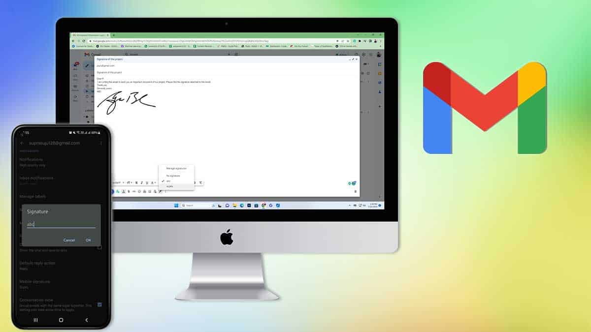 How to Add Signature in Gmail