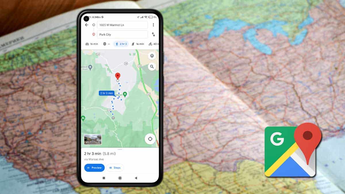 How To Change Google Maps To Walking