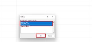 How to Hide or Unhide Excel Sheets