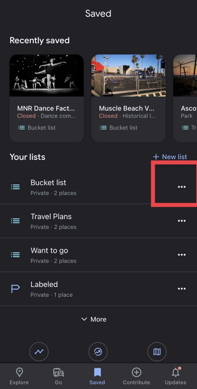 How to Erase Saved Addresses From Google Maps