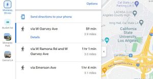How to Change Google Maps to Walking