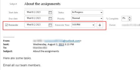 How to Setup Task Reminder on Outlook