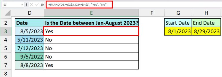 Between Function in Excel - Here’s How to Use It
