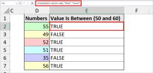 Between Function in Excel - Here’s How to Use It