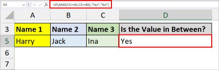 Between Function in Excel - Here’s How to Use It
