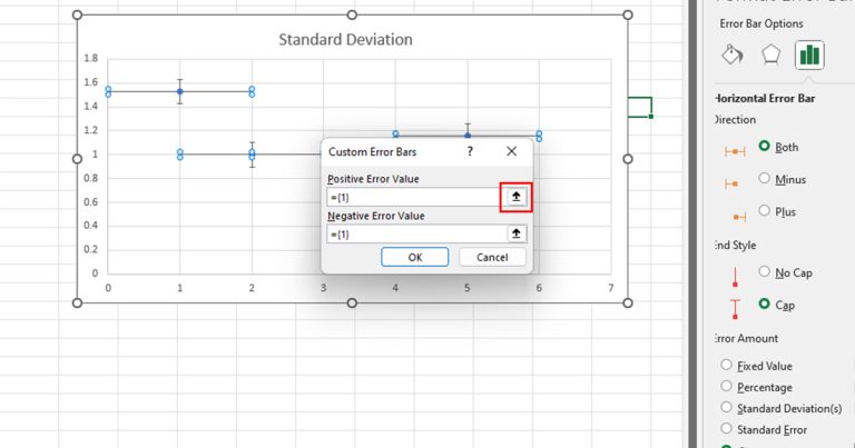 How to Add Error Bars in Excel