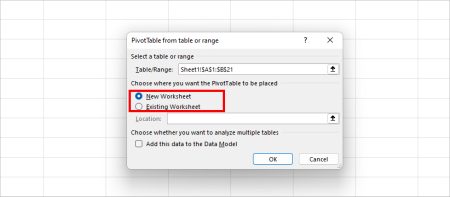 How to Create Cross-tabulation in Excel