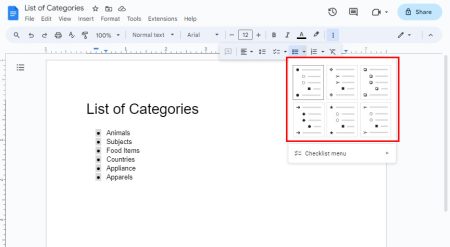 Bullet Points in Google Docs - How to Use them Properly