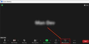 How to Draw on Zoom Whiteboard