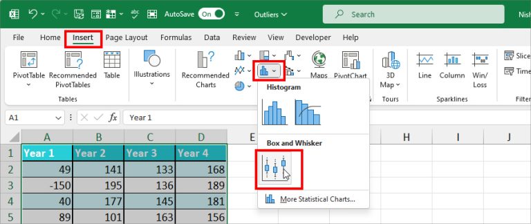 How to Find Outliers in Excel